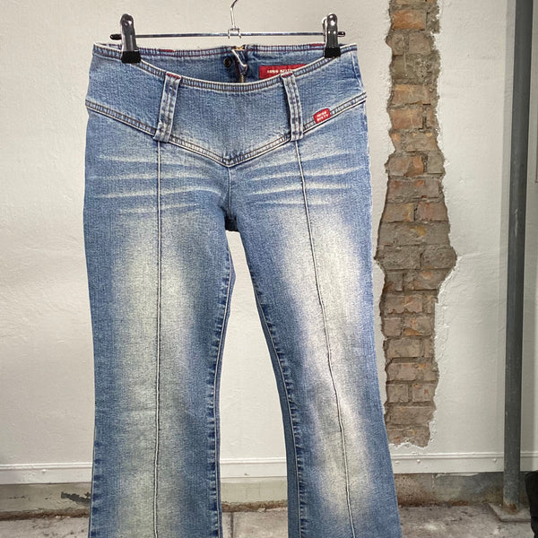 Vintage 2000's Miss Sixty Light Wash Flared Jeans with Vintage 2000's Miss Sixty Light Wash Flared Jeans with